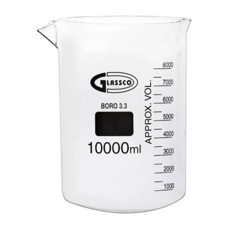 Glassco 10000 ml Glass Beaker - Tanjim Scientific and Medical Company